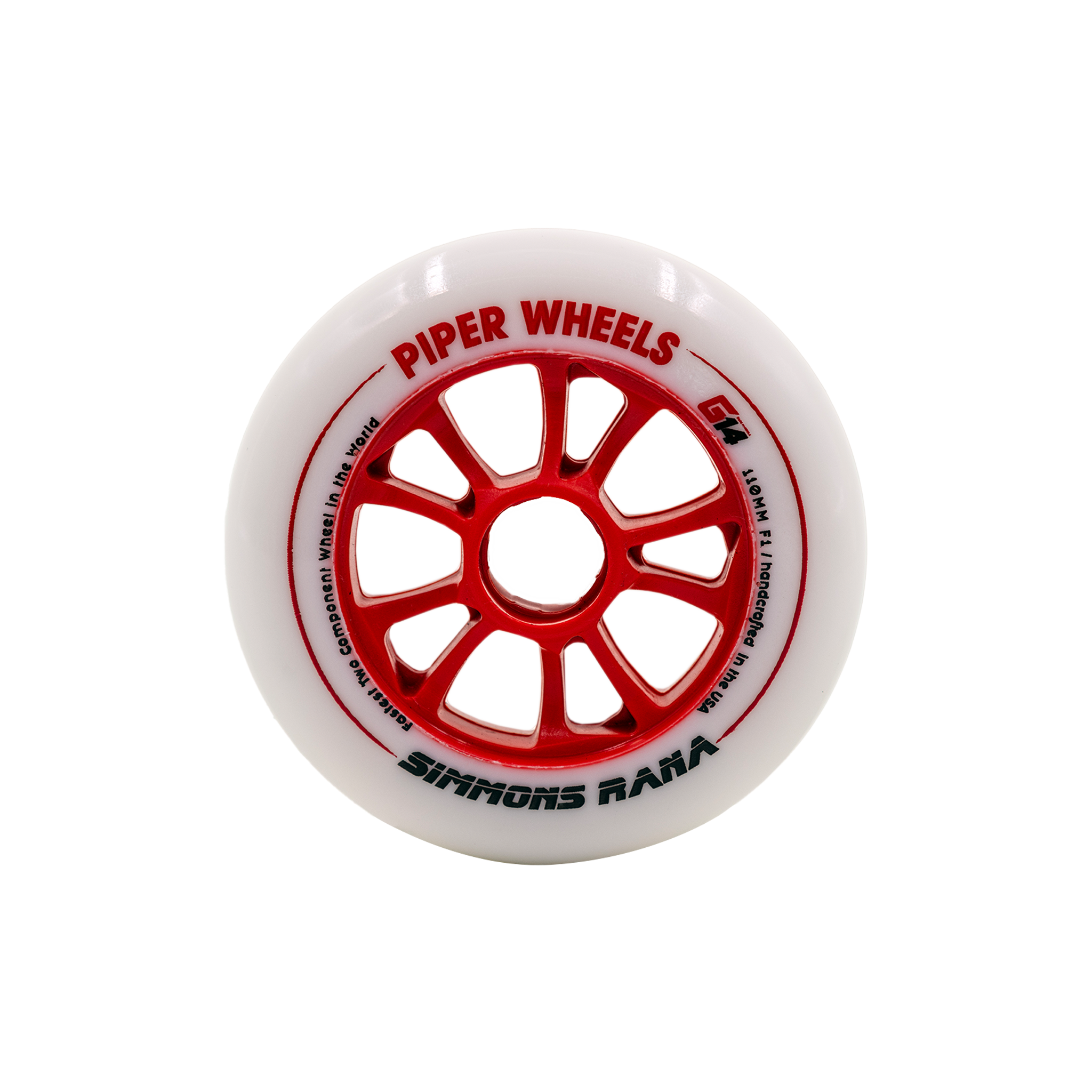 Piper Race G14 Wheels: Durable High-Speed Inline Racing – Simmons Rana ...