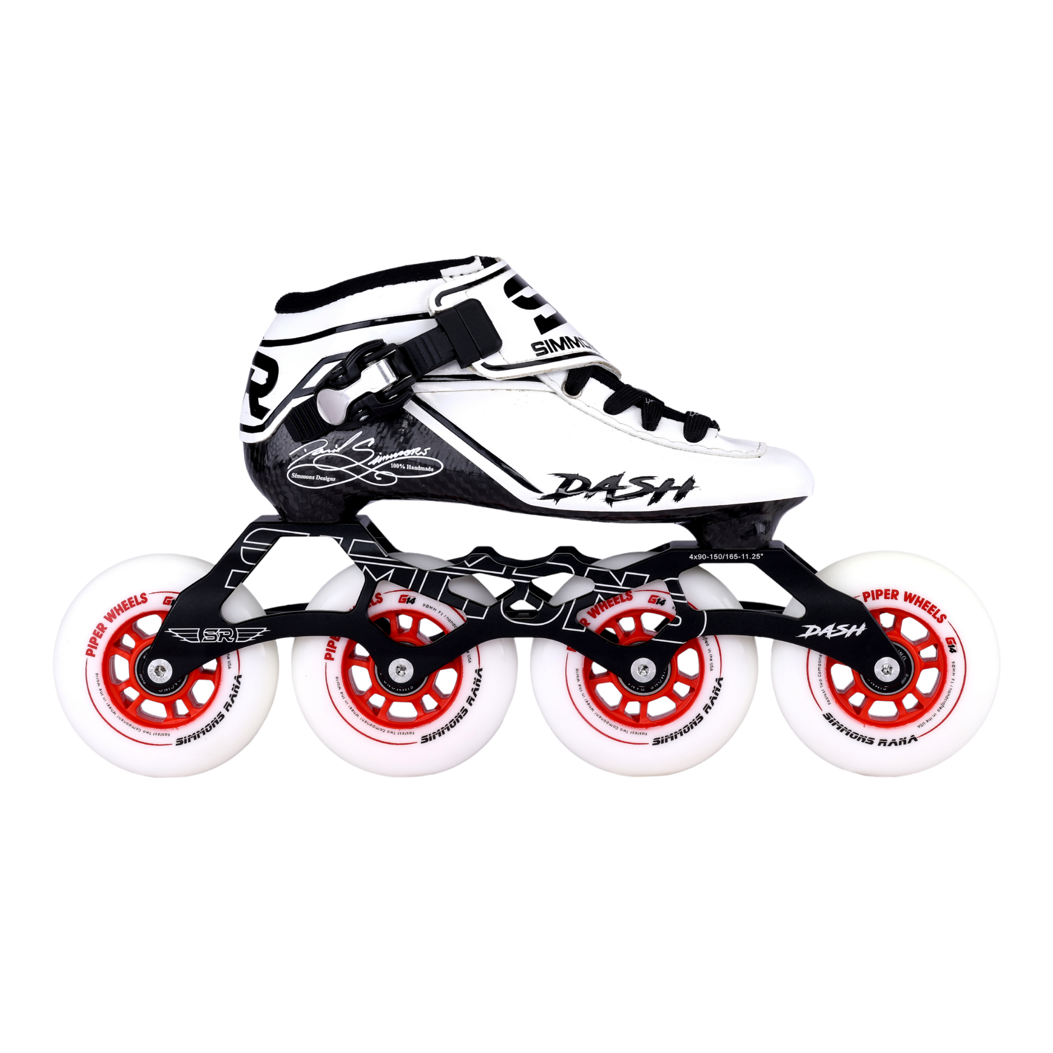 DASH Complete Skates 4x90mm: Best Control Set for Racers – Simmons Rana ...
